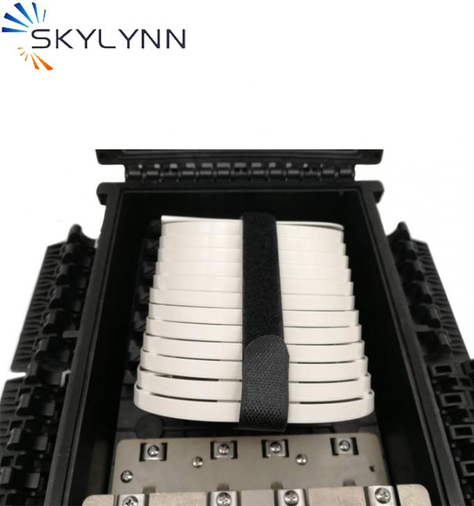 Inline FOSC 288F Fiber Joint Closure FTTH IP68 Waterproof Plastic ...